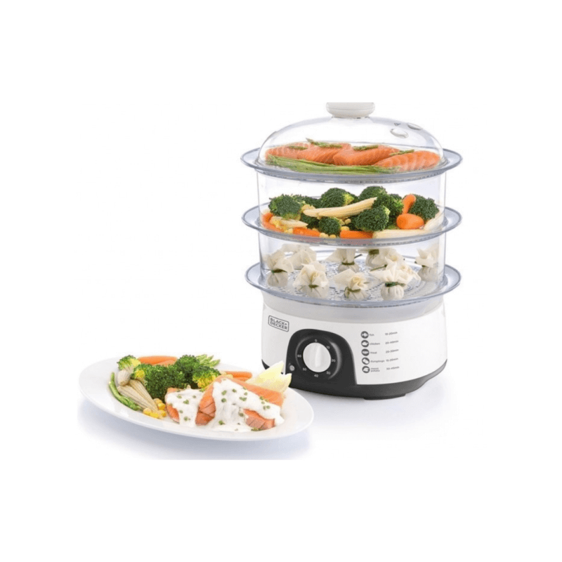 BLACK + DECKER 3 Tier Food Steamer – HS6000 – Dinapala Group of ...
