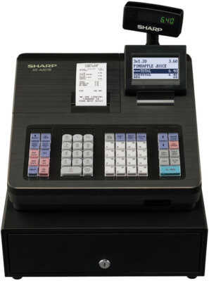 Sharp Alpha Numeric Cash Registers XE-A207B – Dinapala Group of ...