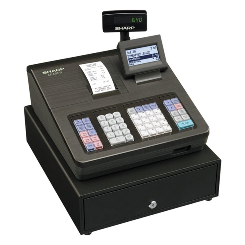 Sharp Alpha Numeric Cash Registers XE-A207B – Dinapala Group of ...