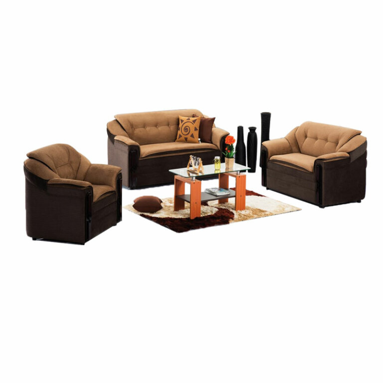 Singer Glory 3+1+1 Sofa (Brown) – Dinapala Group of Companies Sri Lanka